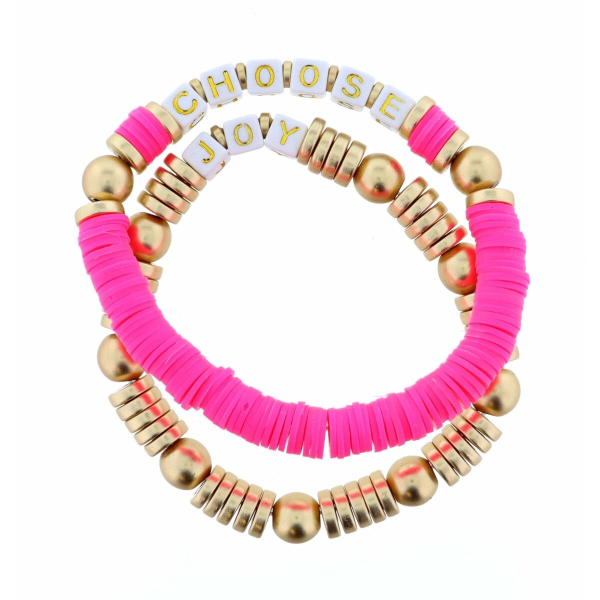 Choose Joy Stacked Bracelets – Poppy Street Boutique